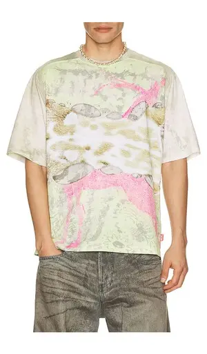 DIESEL® Clint Tee In Mint - Multi