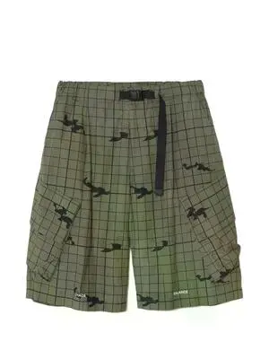 Undercover Camouflage Grid Shorts