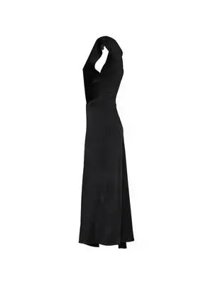 Victoria Beckham Aria Midi Dress - Black