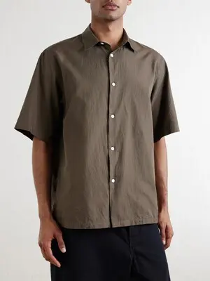 KAPTAIN SUNSHINE Cotton And Silk-blend Shirt