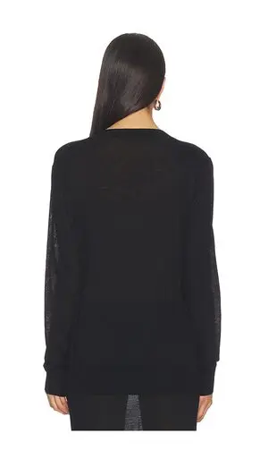 EAVES Claira Lightweight Knit Crewneck Sweater