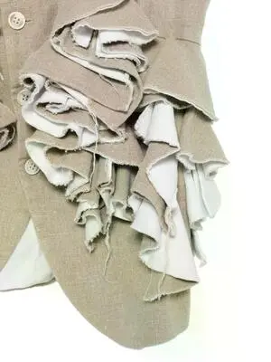 Comme Des Garçons Ruffled Waistcoat