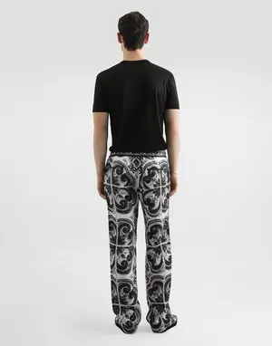 Dolce & Gabbana T-shirt M/corta Giro - Black