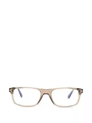 TOM FORD Rectangle-frame Eyeglasses - Neutrals