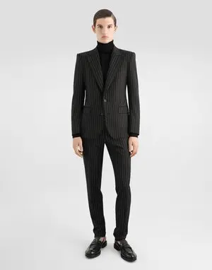 Dolce & Gabbana Single-breasted Pinstripe Stretch Wool Sicily-fit Suit - Multicolor