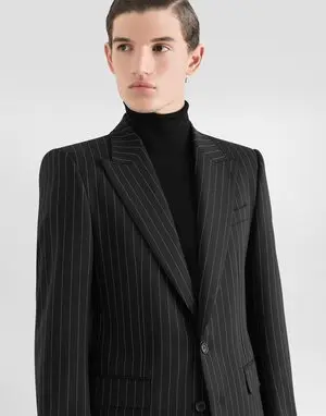 Dolce & Gabbana Single-breasted Pinstripe Stretch Wool Sicily-fit Suit - Multicolor
