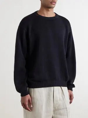 KAPTAIN SUNSHINE Cotton Paper Blend Sweater