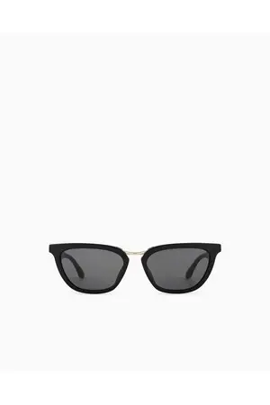 Giorgio Armani Butterfly-shaped Sunglasses - Black