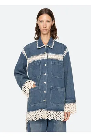 Sea Stasia Denim Jacket - Blue