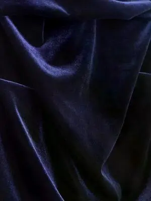 Talbot Runhof Gathered Velvet Gown
