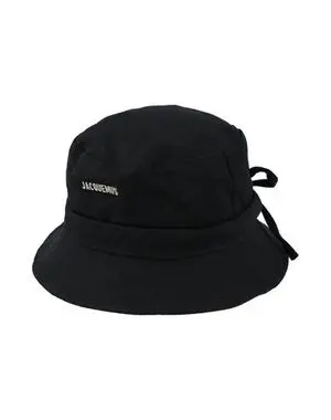 Jacquemus Cotton Fisherman's Hat - Black