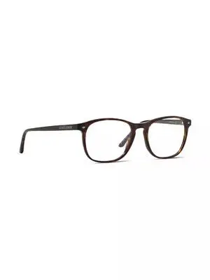 Giorgio Armani Tortoiseshell-effect Eyeglasses - Brown