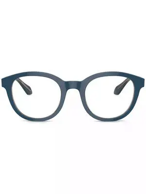 Giorgio Armani Round Frame Eyeglasses - Blue