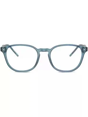 Giorgio Armani Square-frame Glasses - Blue
