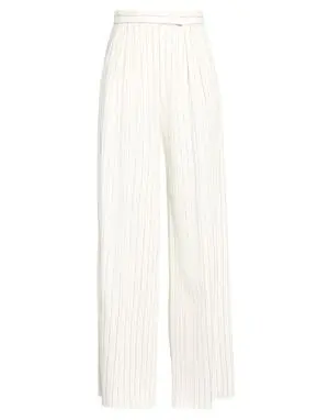 Max Mara Cotton Linen Wide-leg Pants