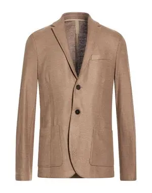 Harris Wharf London Single-breasted Linen-cotton Blazer