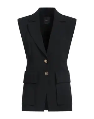 Pinko Single-breasted Crepe Blazer - Black