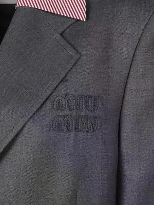 Miu Miu Embroidered Coat
