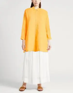 120% Lino Linen Shirt - Mandarin