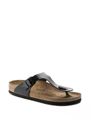 BIRKENSTOCK Gizeh Buckle-fastening Sandals - Black