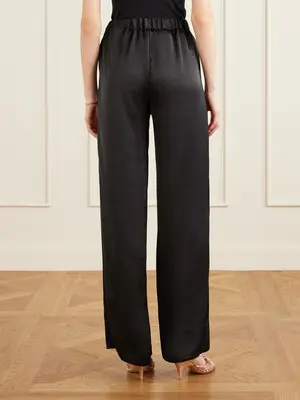 DIMA AYAD Wide-leg Satin Pants