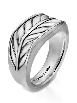 David Yurman Chevron Three-sided Signet Ring
