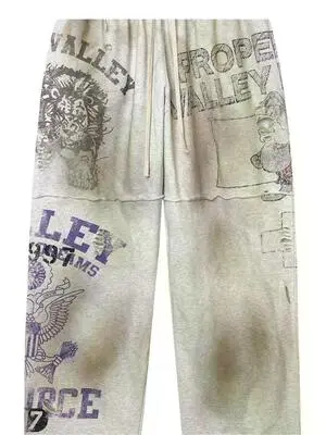 VALE FOREVER Butcher Print Track Pants