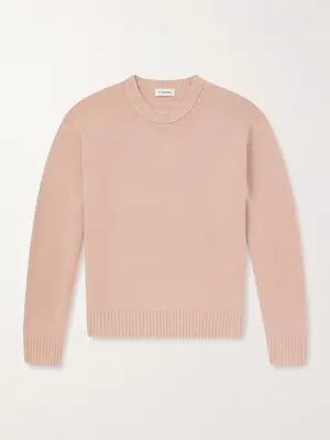 FRAME Cashmere Crew-neck Sweater - Orange