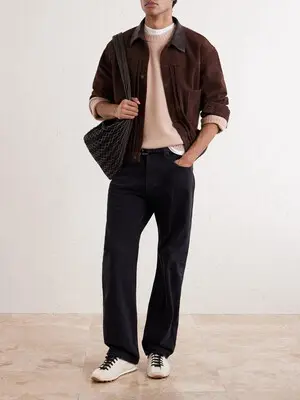 FRAME Cashmere Crew-neck Sweater - Orange