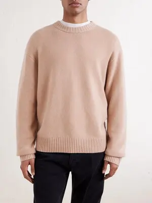 FRAME Cashmere Crew-neck Sweater - Orange