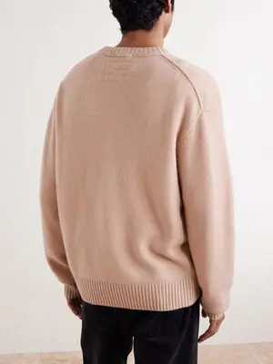 FRAME Cashmere Crew-neck Sweater - Orange