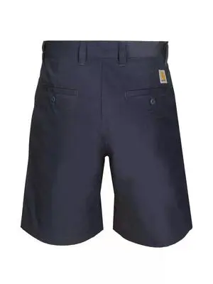 Carhartt Work In Progress Calder Logo-patch Short - Blue