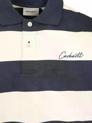 Carhartt Work In Progress Delray Striped-pattern Polo Shirt