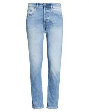 DONDUP Cotton-blend Tapered Jeans - Blue