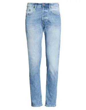 DONDUP Cotton-blend Tapered Jeans - Blue