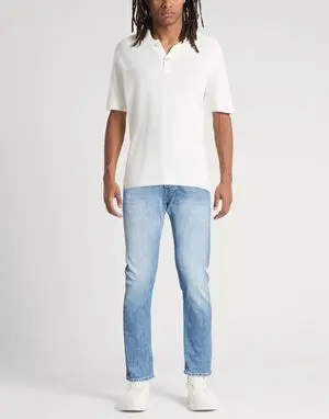 DONDUP Cotton-blend Tapered Jeans - Blue