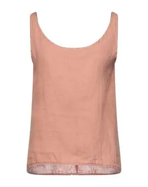 Crossley Linen Sleeveless Scoop Neck Top - Blush
