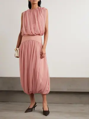 ABADIA Paneled Maxi Skirt