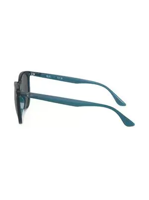 Ray-ban Logo-plaque Square Frame Sunglasses
