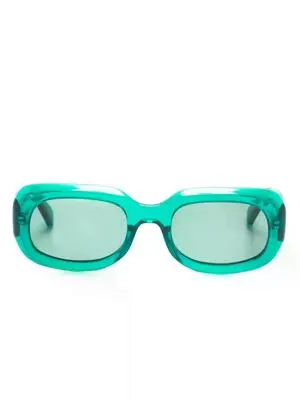 Longchamp Rectangle Frame Sunglasses - Green