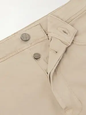 SLOWEAR Slim-fit Stretch Trousers - Neutrals
