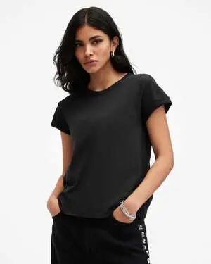 ALLSAINTS Anna Crew Neck T-shirt - Black