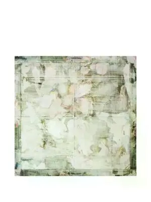 MAISON MARGIELA Floral-print Scarf - Neutrals