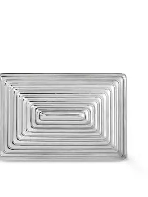 HEAVEN MAYHEM Celeste Square Earrings - Silver