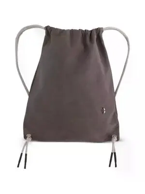 Rick Owens Leather Drawstring Backpack