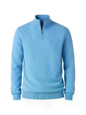 MC2 SAINT BARTH Zip Sweater - Blue