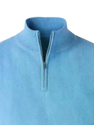MC2 SAINT BARTH Zip Sweater - Blue