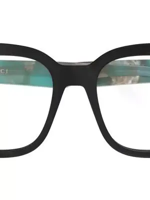 Gucci Logo Square-frame Glasses