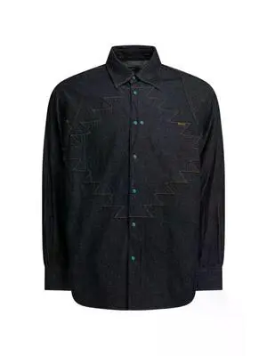 Kapital Zigzag Embroidery Shirt