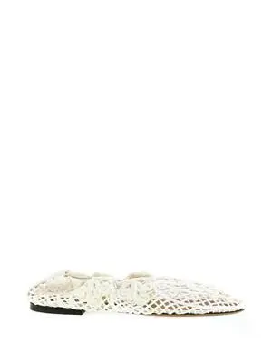 ODISSI Iris Crocheted Ballet Flats - Neutrals